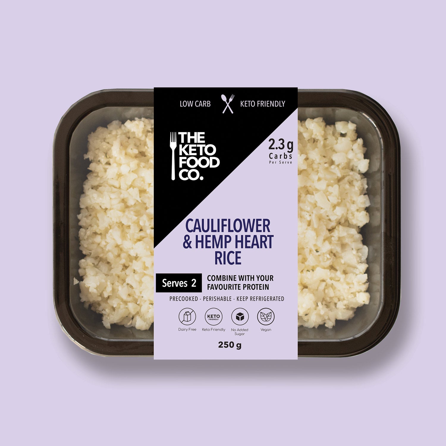 Cauliflower Hemp Heart Rice - 250g – The Keto Food Co